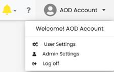 User and Admin Settings